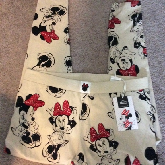 Disney | Intimates & Sleepwear | Ladies Minnie Mouse Pajama Pants ...